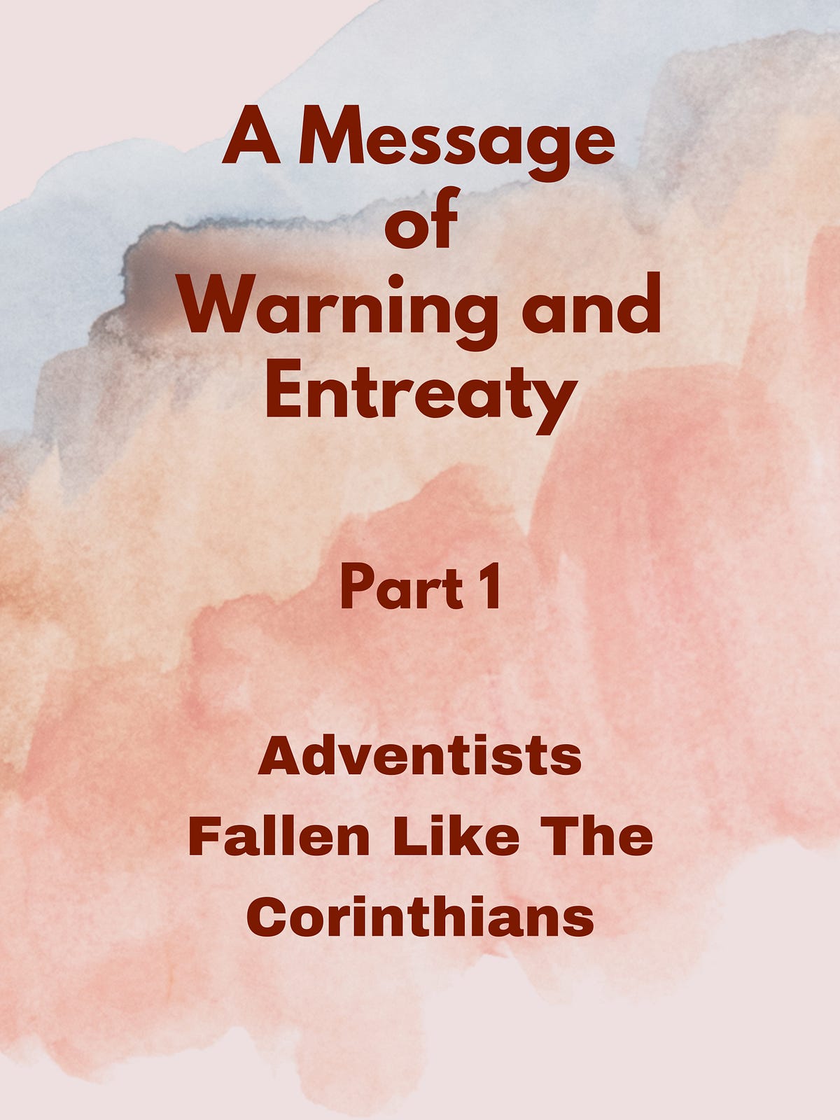 A Message of Warning and Entreaty | by Richard Daniel | Medium