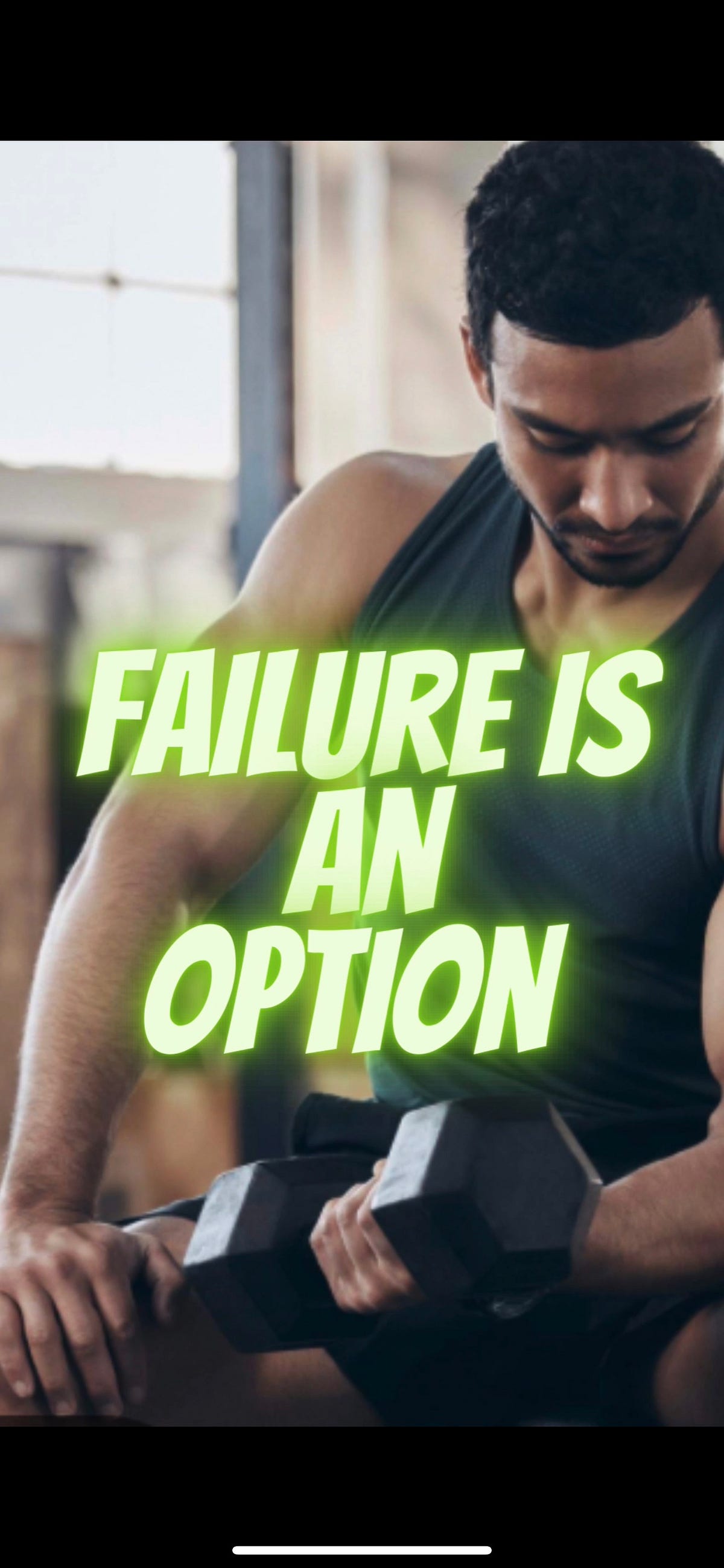 Failure is the only option . Failure is not a choice . Every single ...