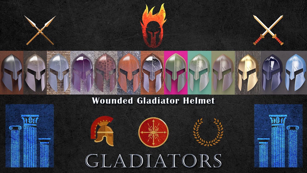 https://opensea.io/collection/wounded-gladiator-helmet - Gladiator NFT ...
