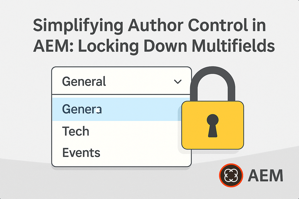 🔒 Simplifying Author Control in AEM: Locking Down Multifields | by ...