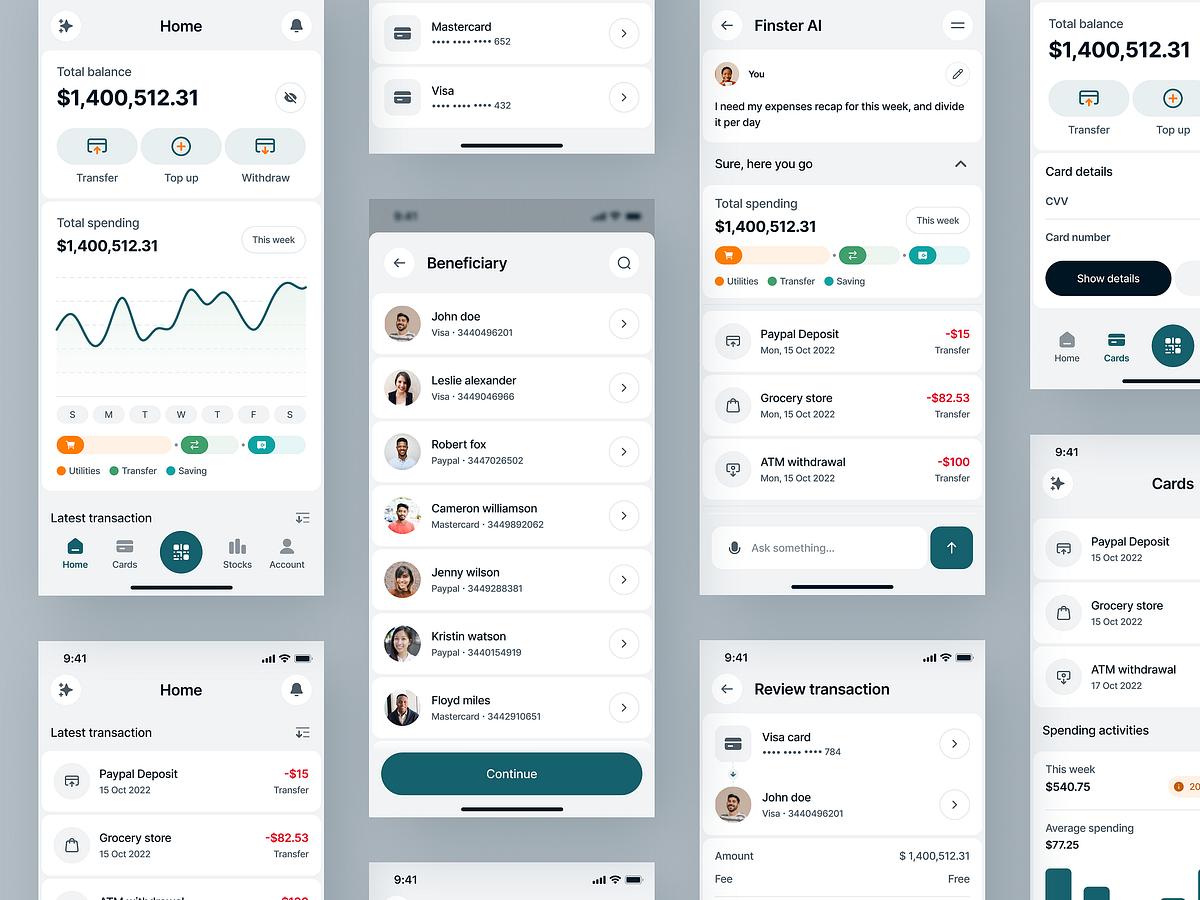 Crafting a Tailored Journey: The Power of Personalized Dashboards in Fintech UI 🎨 | by Keitoto ...