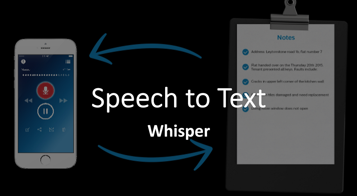 Speech to Text generation- Whisper | by Sthanikam Santhosh | Medium