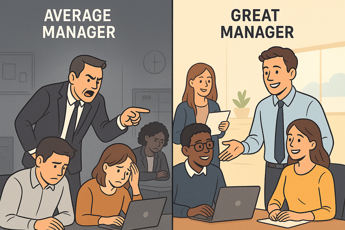 Average Manager vs. Great Manager: The Difference That Changes ...
