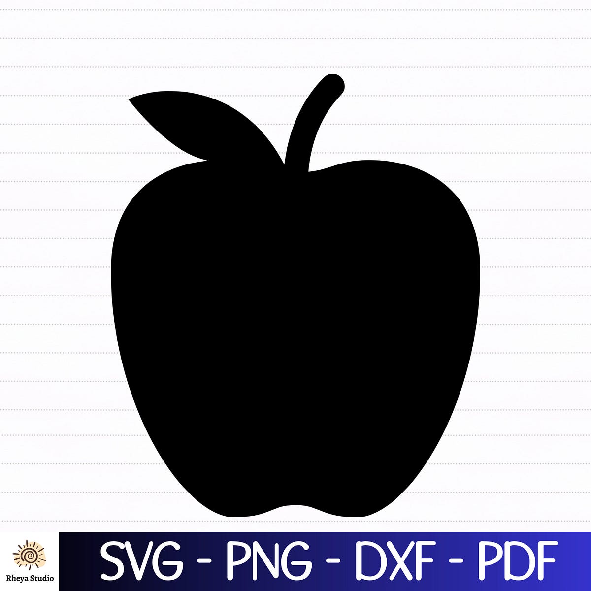 Apple Shape svg, Apple Silhouette svg, Fruit svg — digital download svg ...