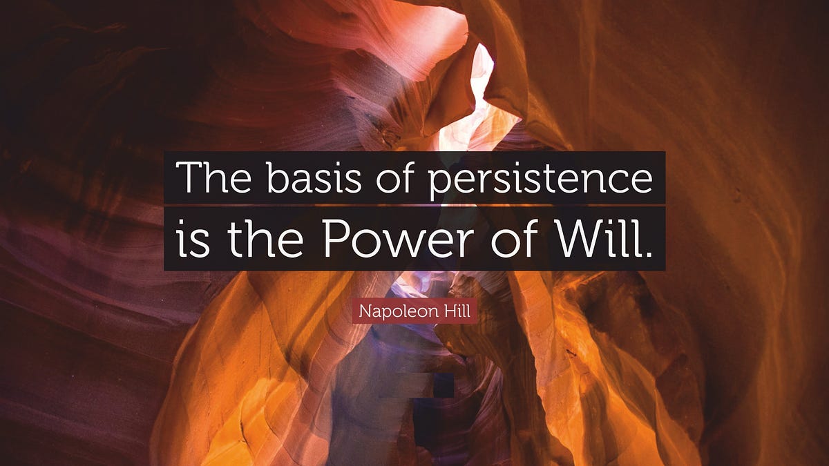 Unleashing the Power of Persistence: Achieving Your Dreams Against All ...