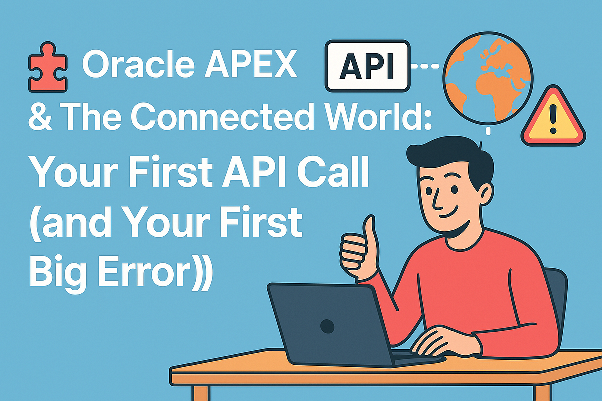 Oracle APEX & The Connected World: Your First API Call (and Your First Big Error!) | by Rohit ...