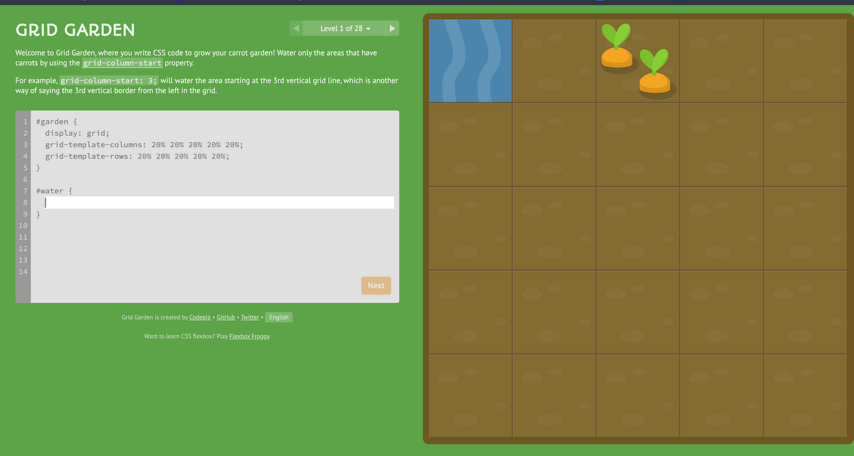 Things I Learned from Grid Garden, A Game for Learning CSS Grid | by Pratishtha Shah | Medium