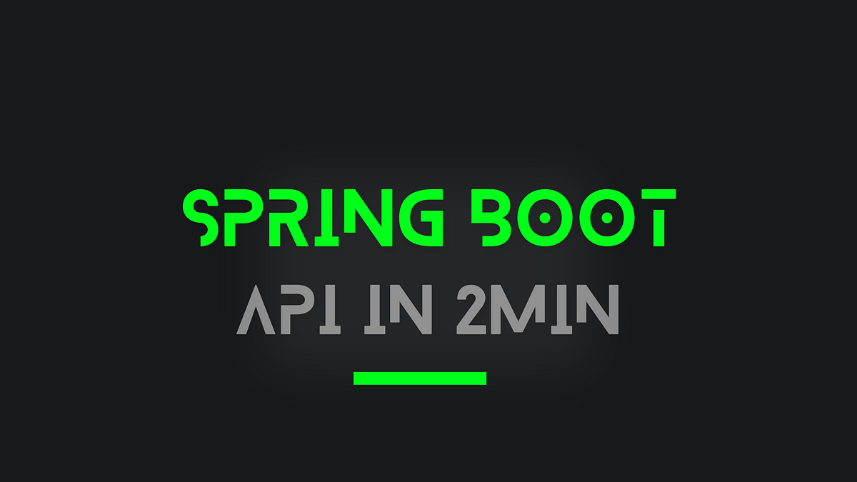 How To Create Api In 2 Mins Using Spring Boot By Coding Sprint Jul 2024 Medium