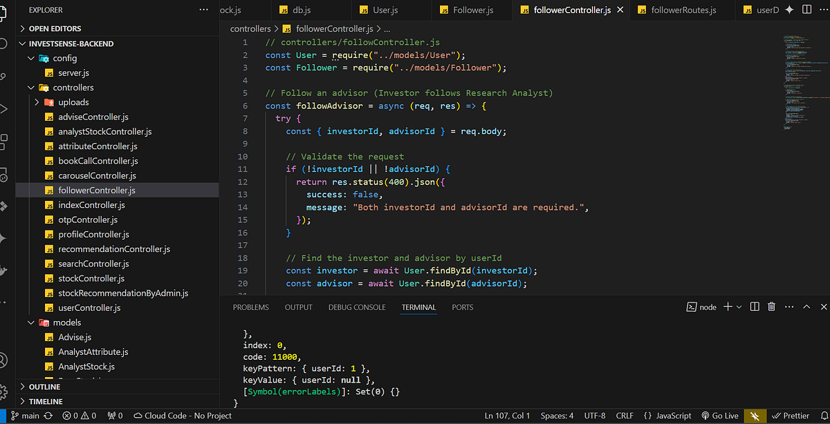 Implementing OTP Authentication in Node.js with MongoDB | by Uttam Yadav | Medium