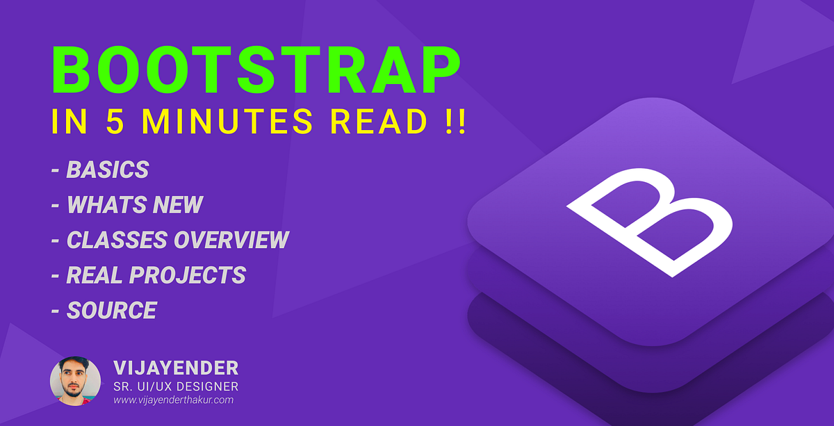 Basics of Bootstrap in 2 minutes. | by Vijayender Thakur | Medium