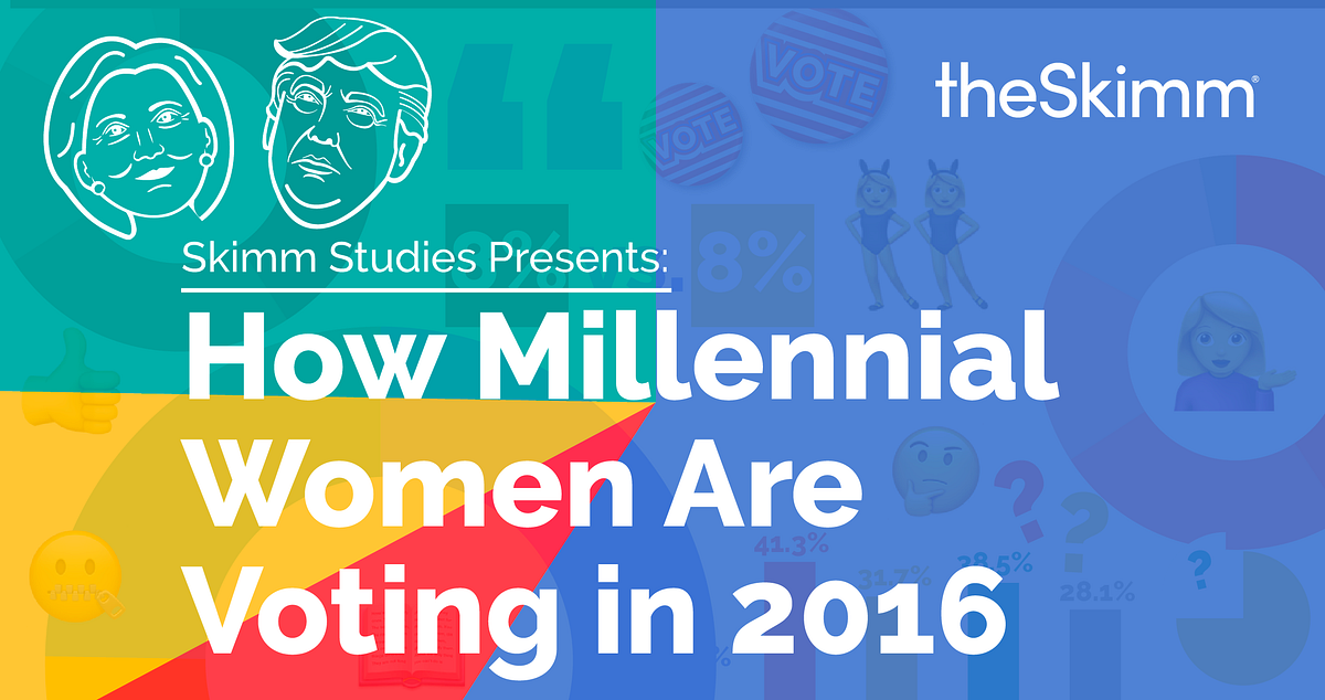 HOW MILLENNIAL WOMEN ARE VOTING IN 2016 | by theSkimm | The Skimm