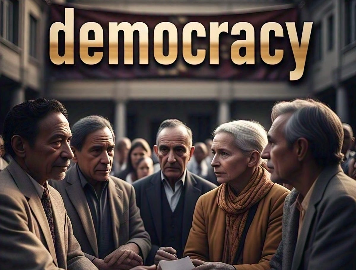 My Views on Democracy. Imagine a closed room with five people: | by ...
