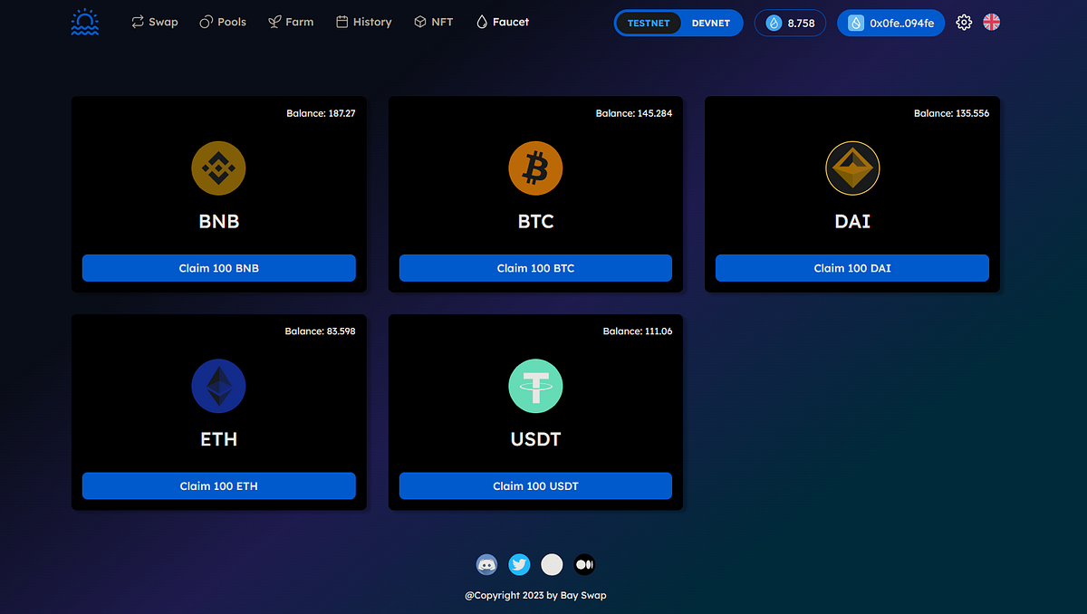 Tutorial on how to Swap on Bayswap | by Imaragon | Medium