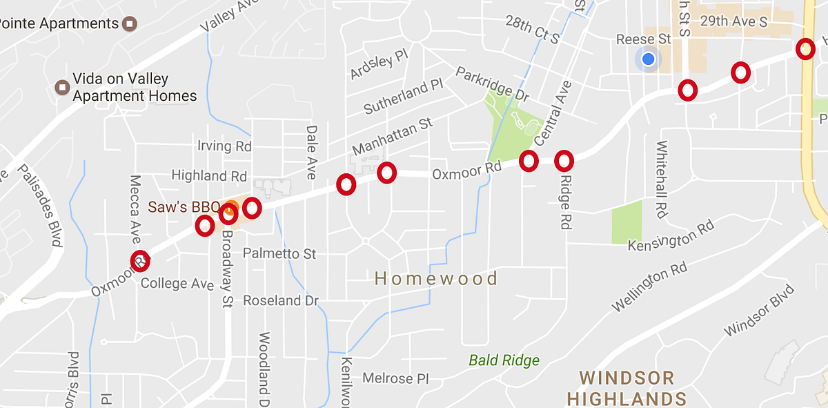 How drivers make route decisions… | by Christopher Winslett | Homewood ...