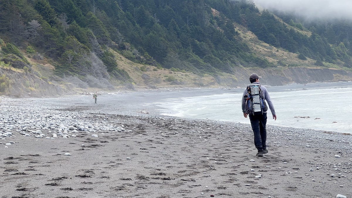 Backpacking Lost Coast Trail. King Range Wilderness, Humboldt County ...