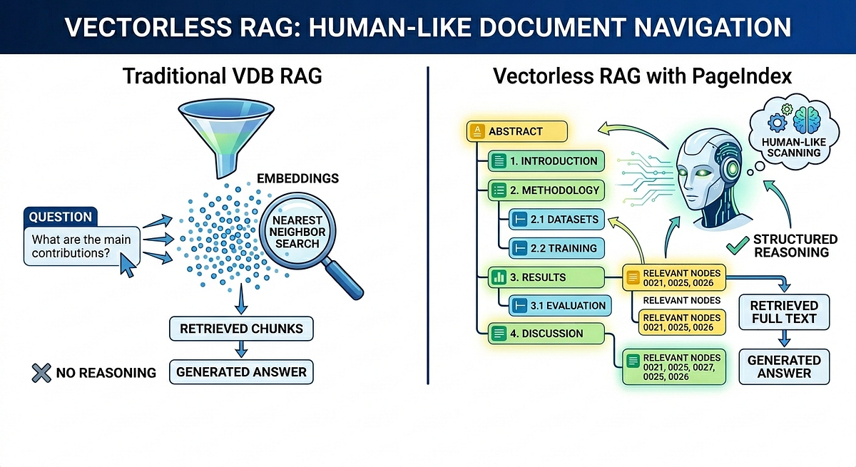 Vectorless RAG: Letting an LLM Navigate Documents Like a Human | by ...