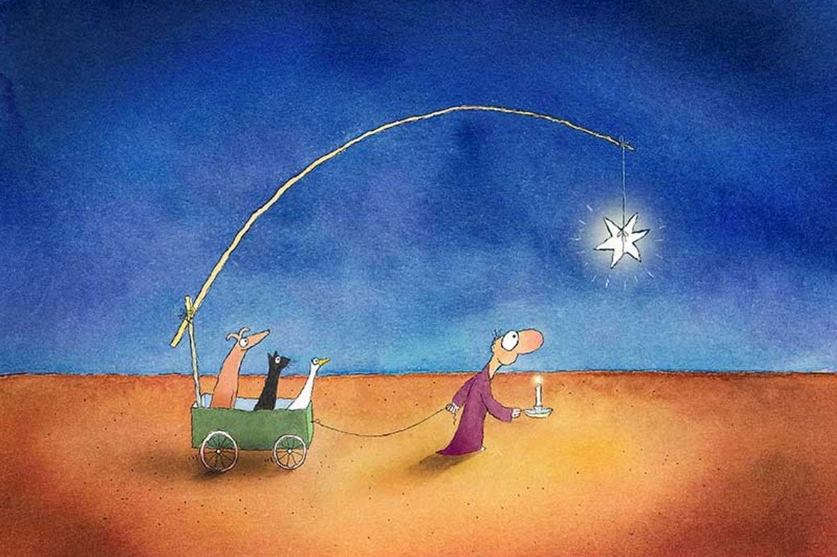 Getting There. Michael Leunig has drawn this… | by Rowan GRIGG | Medium