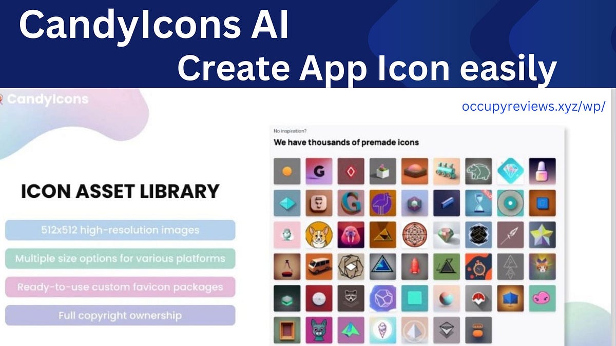 CandyIcons AI — best AI tool to generate app icons | by Occupyreviews | May, 2024 | Medium