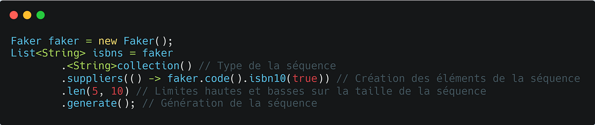 Introduction à Datafaker — Générer des collections de données factices ...