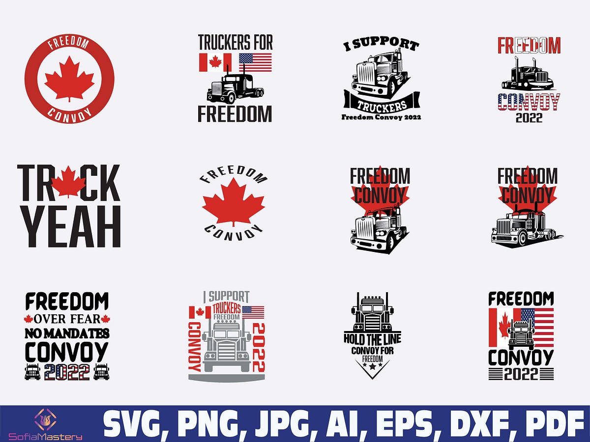 freedom convoy 2022 svg, canada svg, truckers svg png, I Support ...