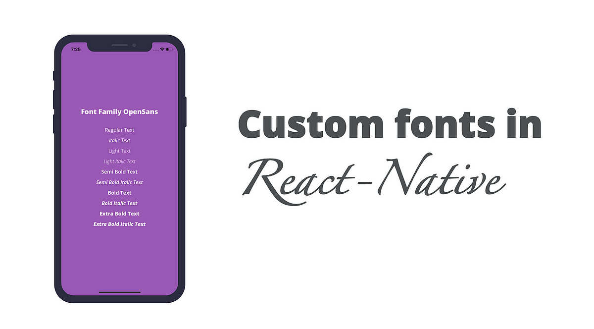 Custom Fonts In Reactnative Integrating Custom Fonts In A React… By Sanjana Human In Tech