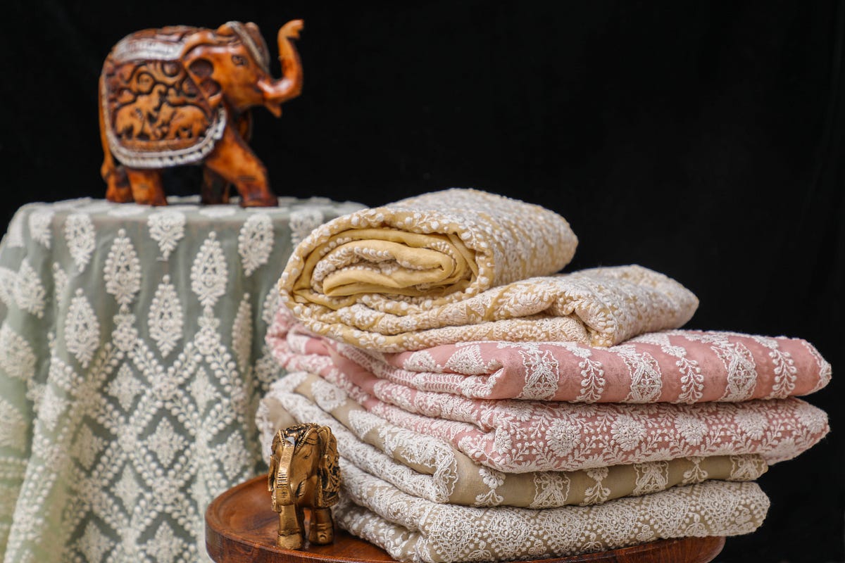 Chikankari: A Timeless Indian Embroidery Art | by Fabric Pitara | Aug ...