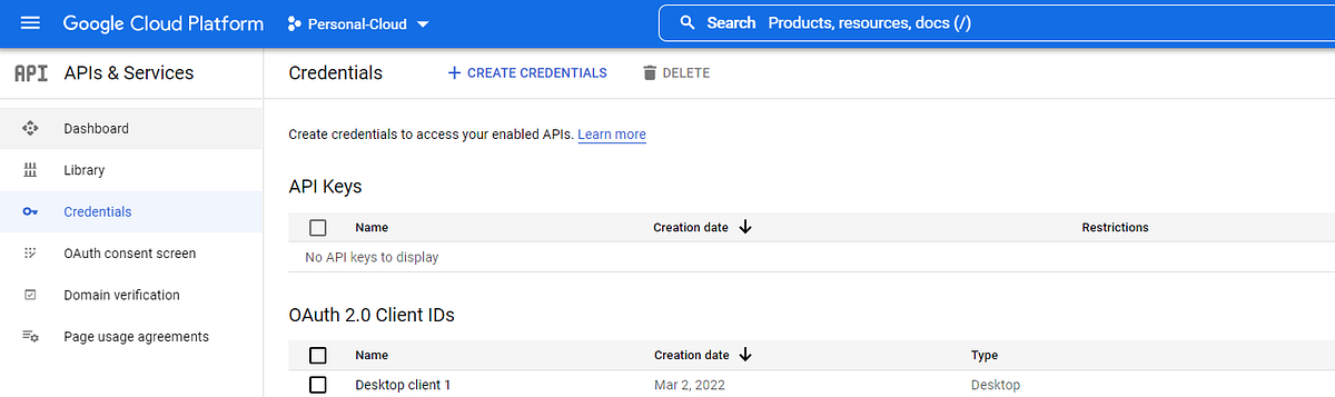 Setup and create folders in google drive using Google drive API v3 | by Madhawa Manchanayake ...