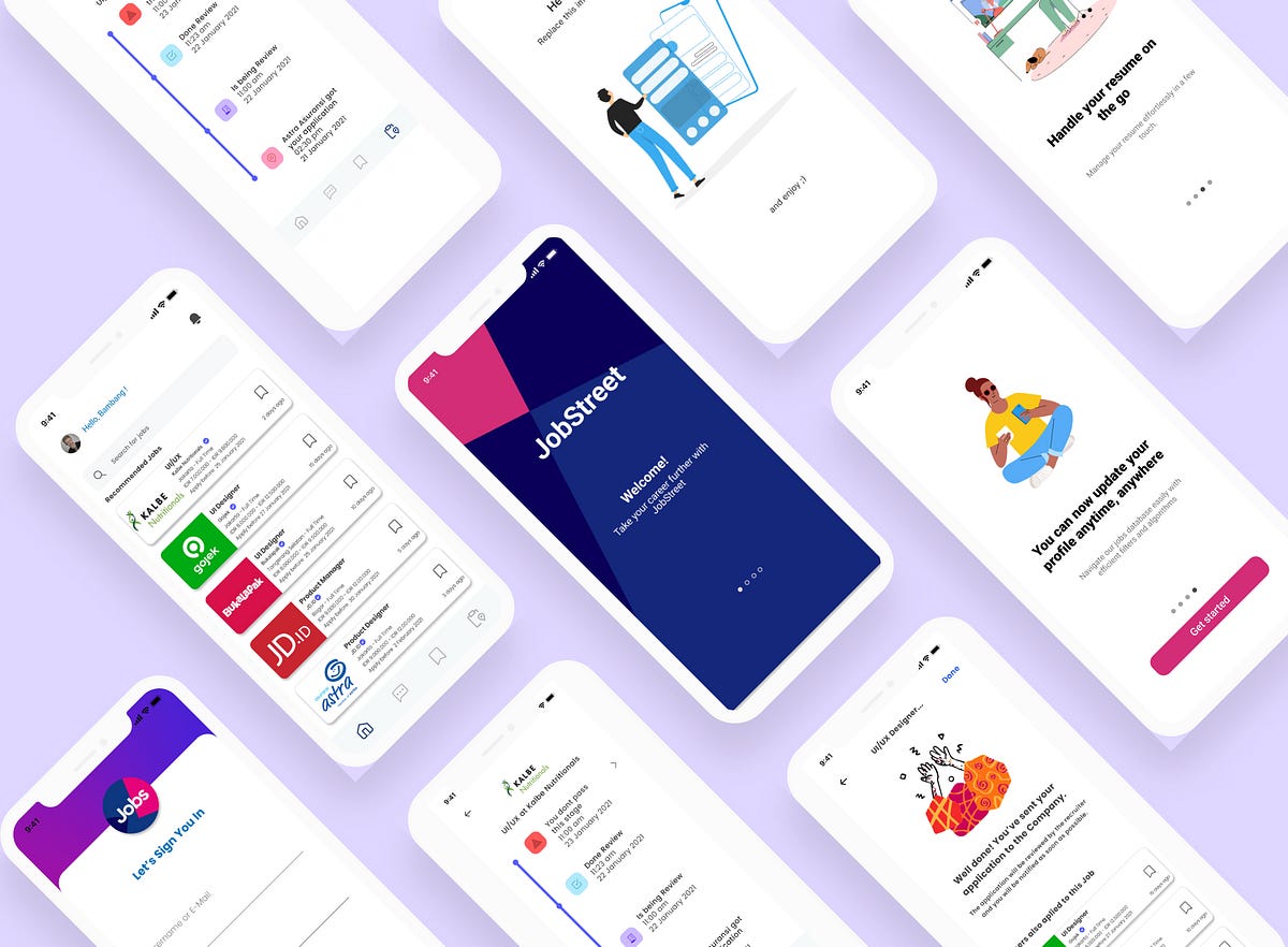 UI/UX Case Study: Redesigning JobStreet Mobile App for Better Job ...