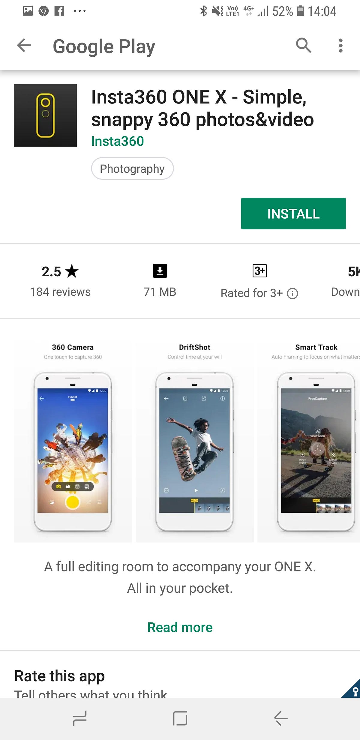 Mod App Android : Insta360 One X อัด Bitrate เพิ่ม Resolution ให้เต็ม ...