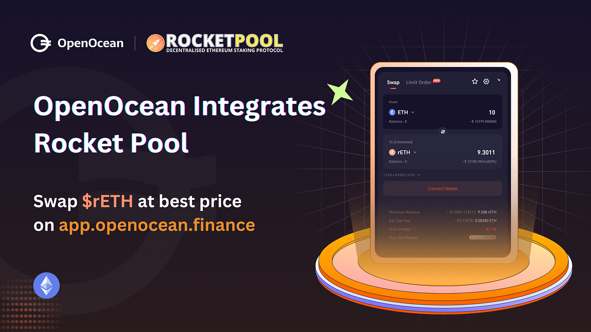 OpenOcean integrates rETH: Rockets onto OpenOcean! | by OpenOcean ...