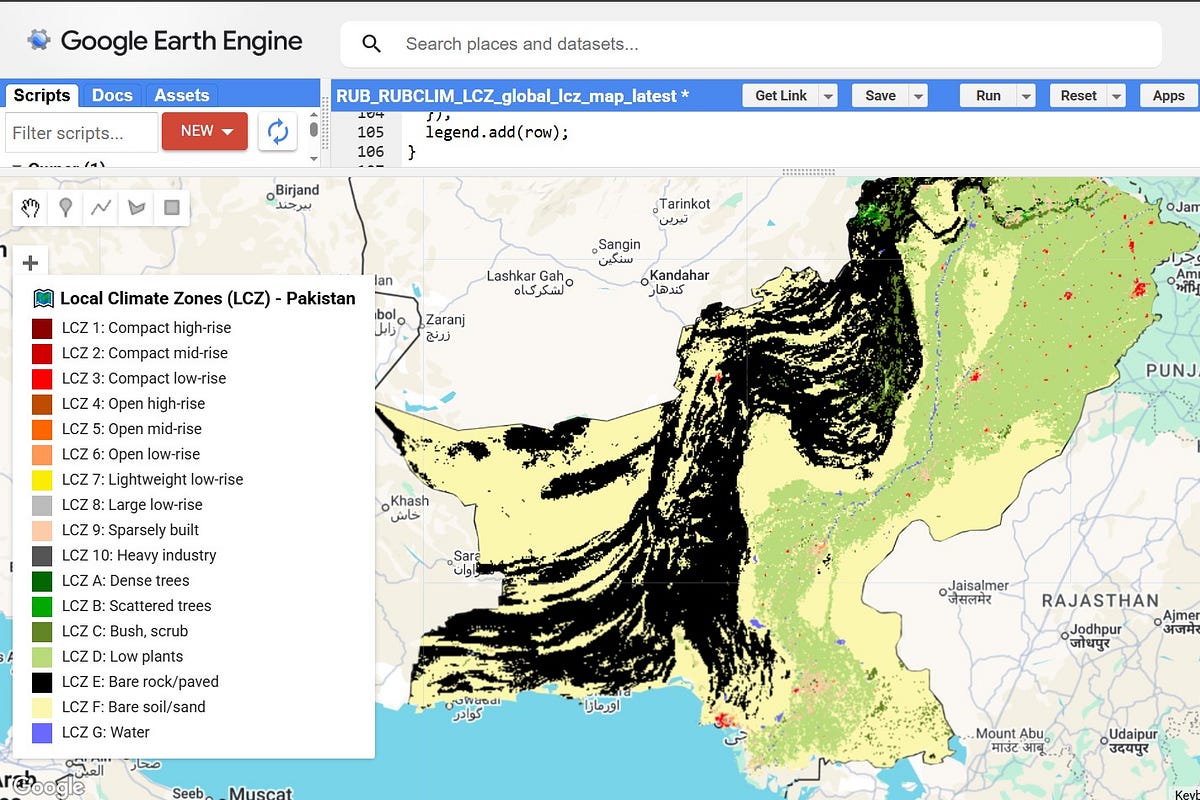 🌍 Mapping Local Climate Zones (LCZ) Across Pakistan Using Google Earth ...