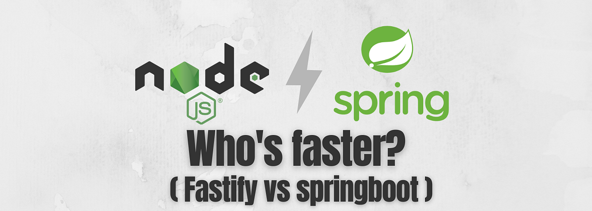 Fastify vs Springboot: Hello world performance comparison | Tech Tonic