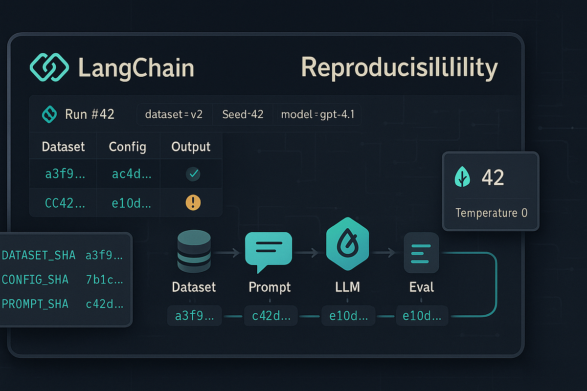 5 LangChain Reproducibility Tips (Datasets/Seeds/Checksums) | by Praxen | Nov, 2025 | Medium