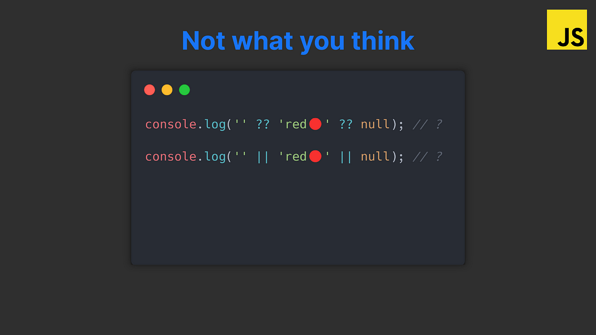 Vs In Javascript The Little Known Difference By Tari Ibaba Coding Beauty Medium