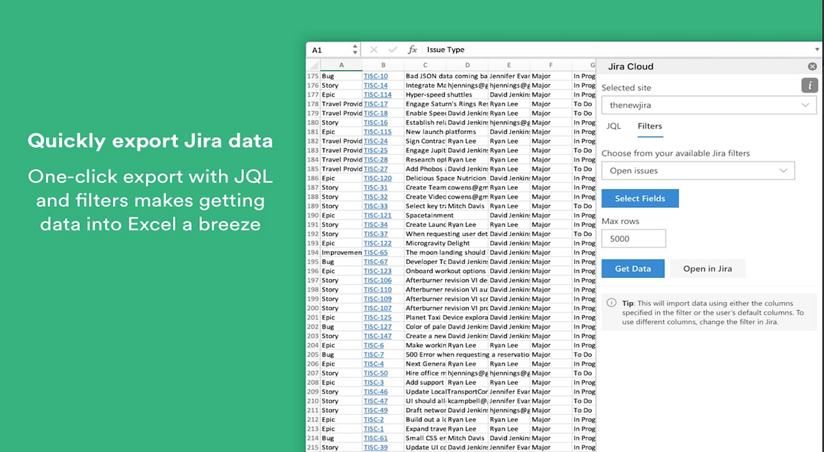 Part#1: Leverage Productivity with the Excel Add-On for Jira Cloud | by ...