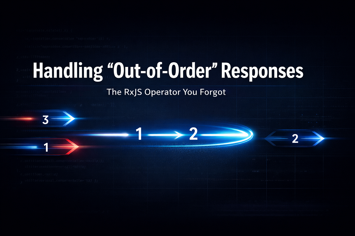 Handling “Out-of-Order” Responses: The RxJS Operator You Forgot | by ...