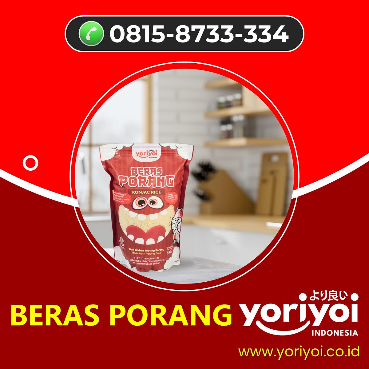 Jual Beras Porang Jakarta Utara, Hub 0815–8733–334 - muslim GM academy ...