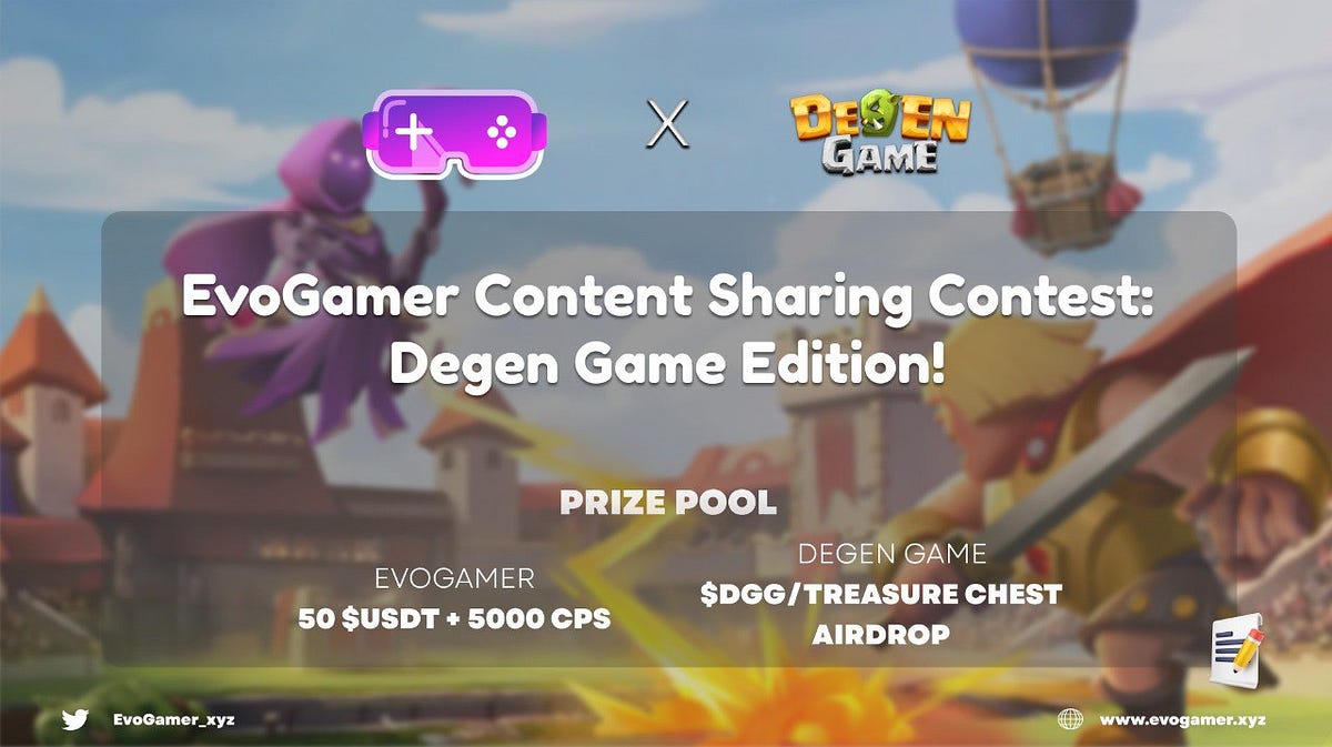 EvoGamer Content Sharing Contest: Degen Game Edition! 🔥 | by EvoGamer ...