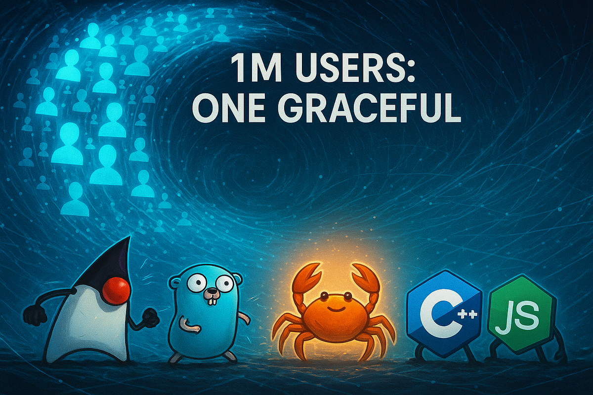 Java, Go, Rust, C++, Node: We Threw 1 Million Users at Them — Here’s What Broke (and What Didn’t ...