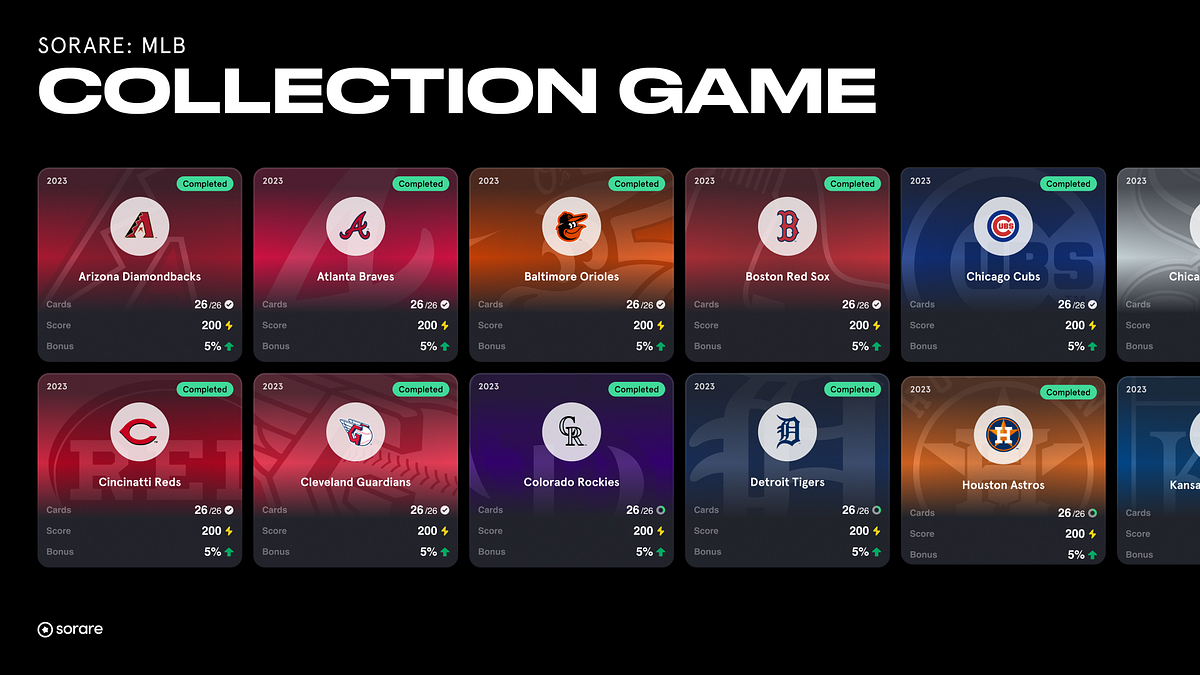 Collection Game Coming to Sorare: MLB | by Sorare | Medium