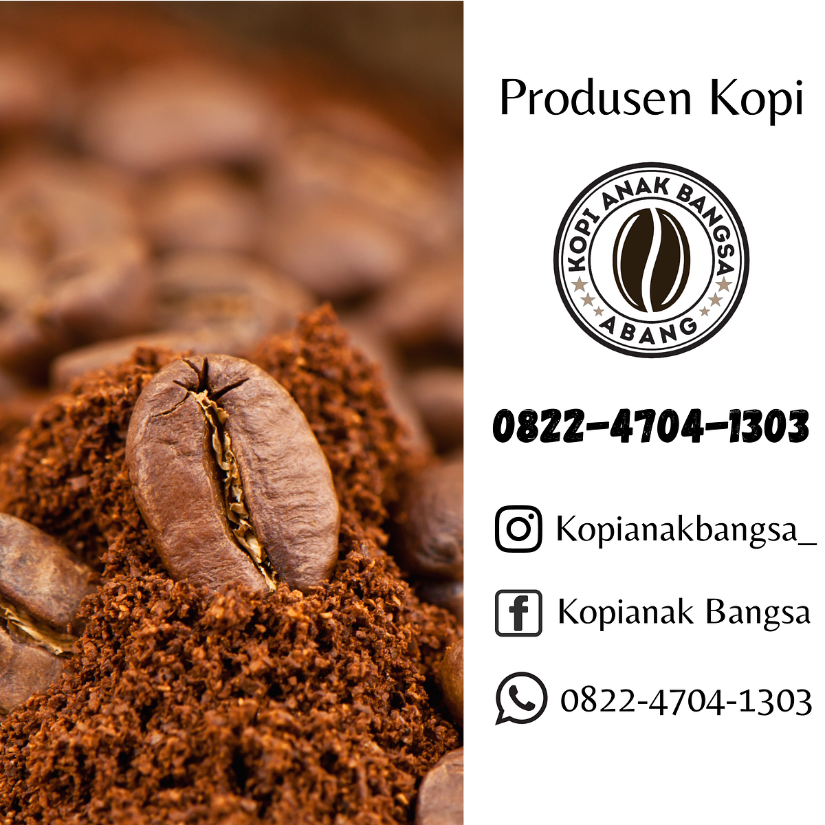 Terbaik, WA 0822–4704–1303, Supplier Kopi di Jakarta, Kopi Anak Bangsa ...