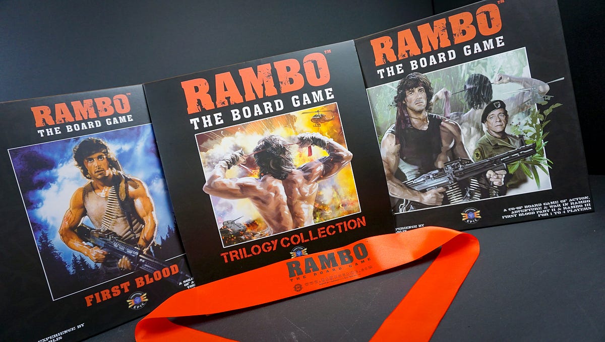 Rambo the Board Game, The Trilogy Collection. Publisher: Everything ...