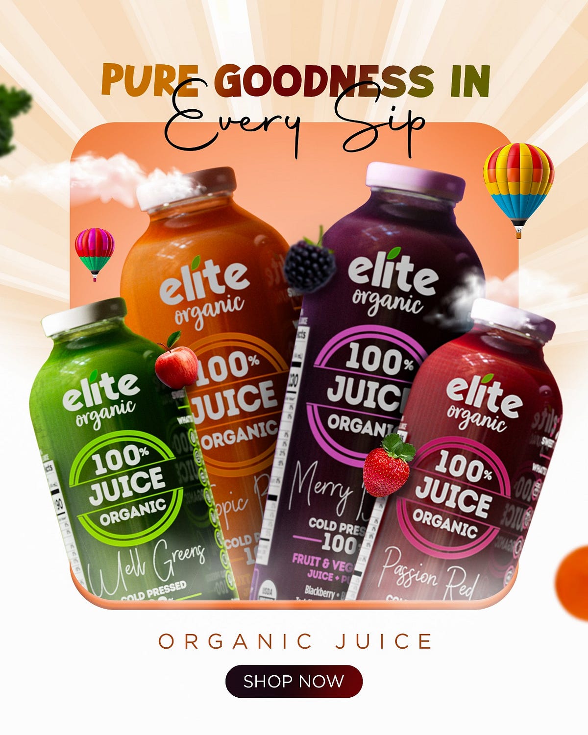 Organic Fruit Juice: A Sip of Pure Goodness | by QTP Mart | Medium