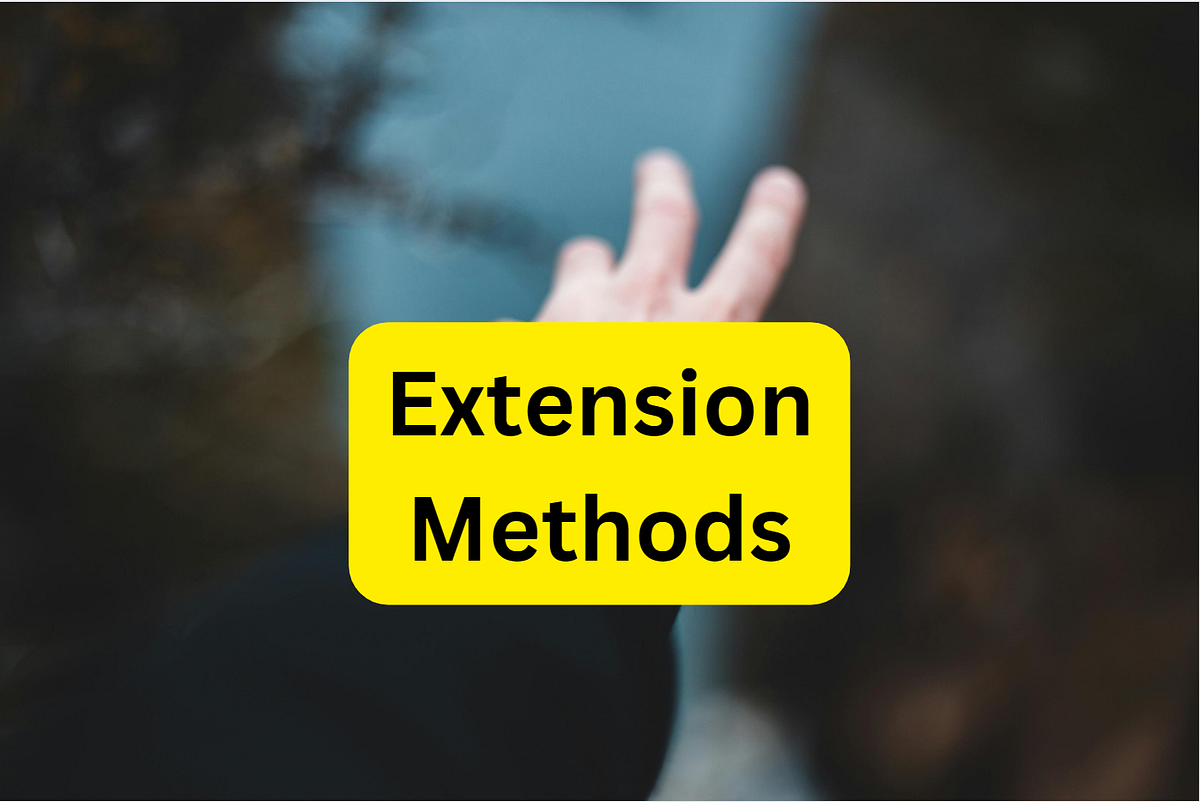 Software Engineering Interview Question: Extension Methods In C# | by Ivo Manolov | Level Up Coding