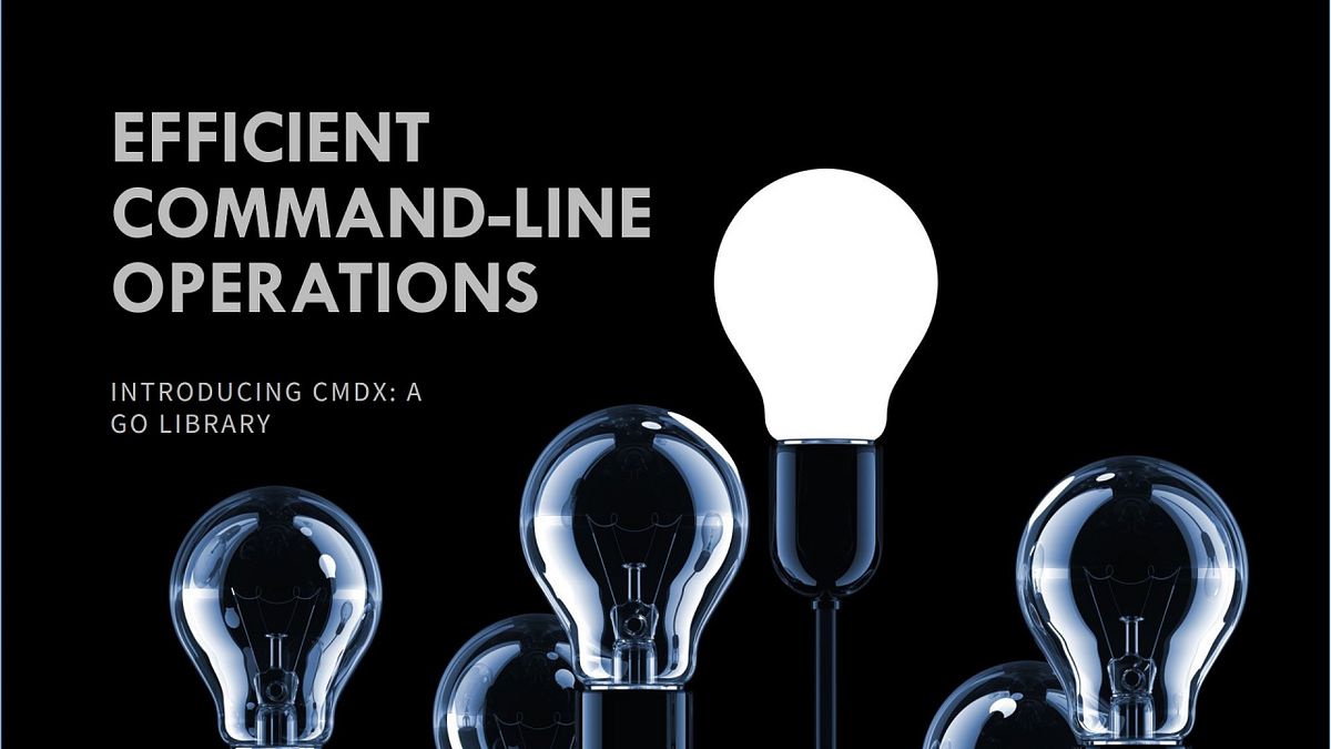 Introducing cmdx: A Go Library for Efficient Command-Line Operations | by Gerassimos Mitropoulos ...