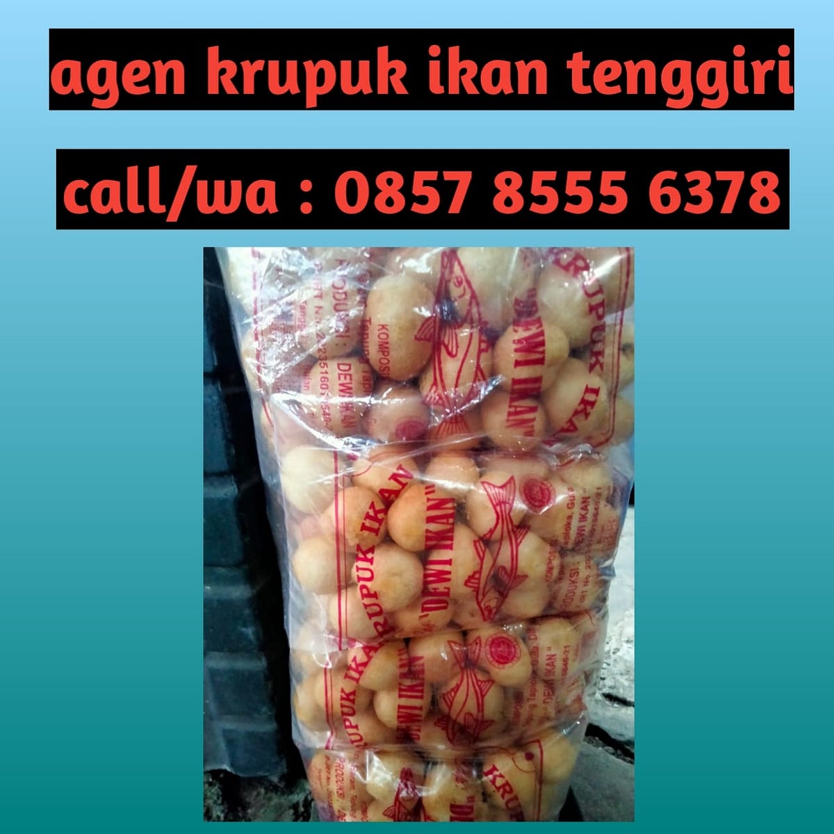 CALL/WA: 0857 8555 6378 | Harga Krupuk Ikan Tenggiri 1 Bal | by Agenkrupukikantenggiri | Medium