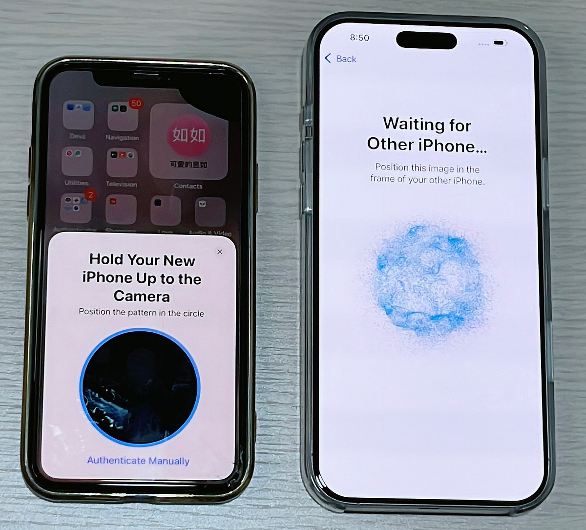 使用快速開始(Quick Start)將舊 iPhone 的設定和資料傳到新 iPhone | by 彼得潘的 iOS App Neverland | 彼得潘的 Swift iOS App ...