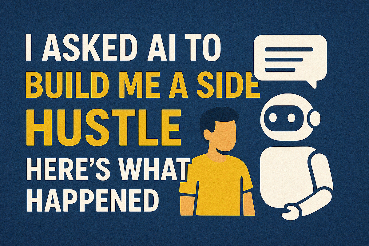 I Let AI Run My Side Hustle for 30 Days, Here’s the Profit & the Plot ...