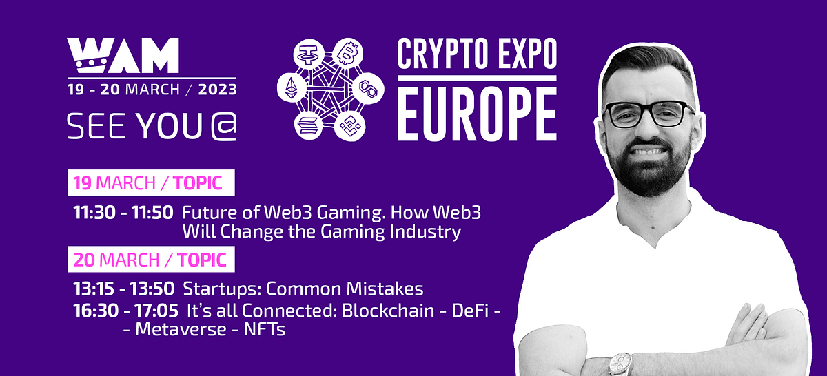 WAM is attending Crypto Expo Europe | by Asya | WAM.app | Official Blog ...