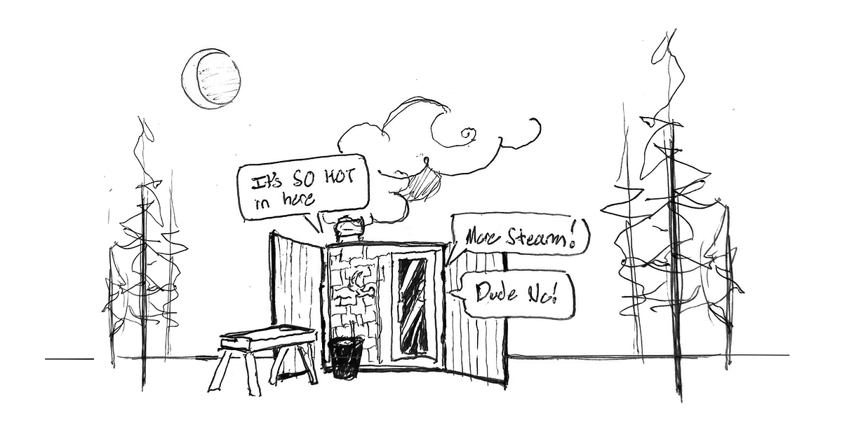 Friends Who Sauna Together. A Poem — Connection against fate… | by ...